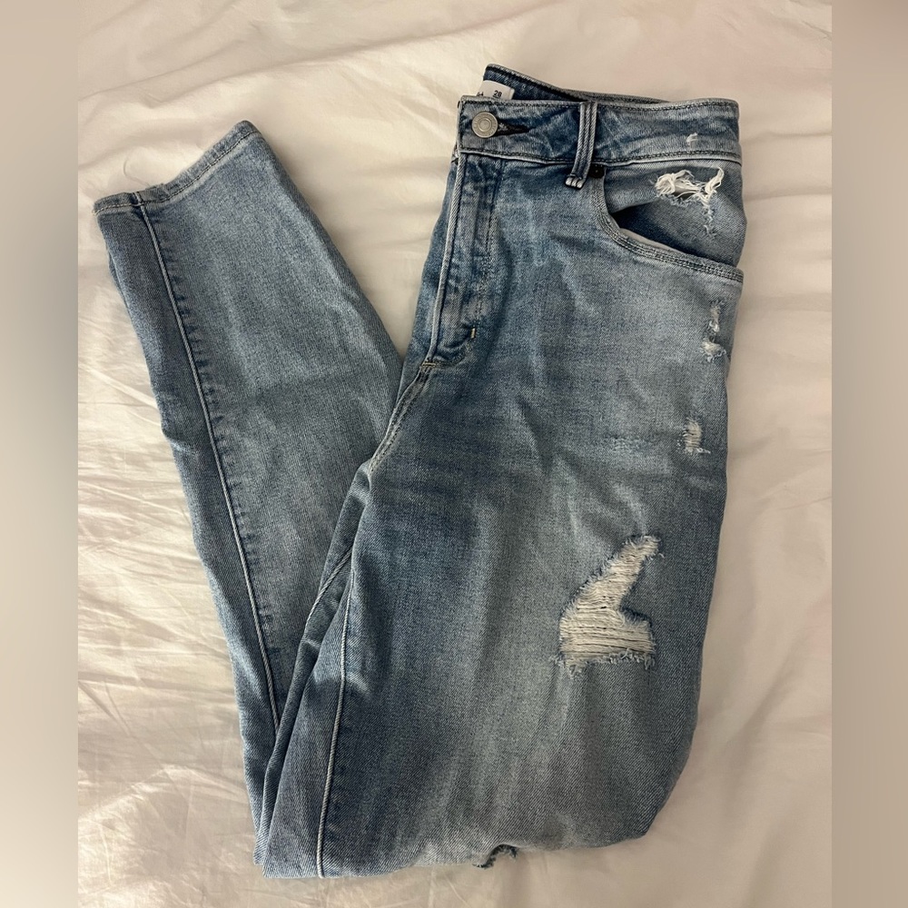 Abercrombie Curve Love High Rise Super Skinny Ankle J… - Gem